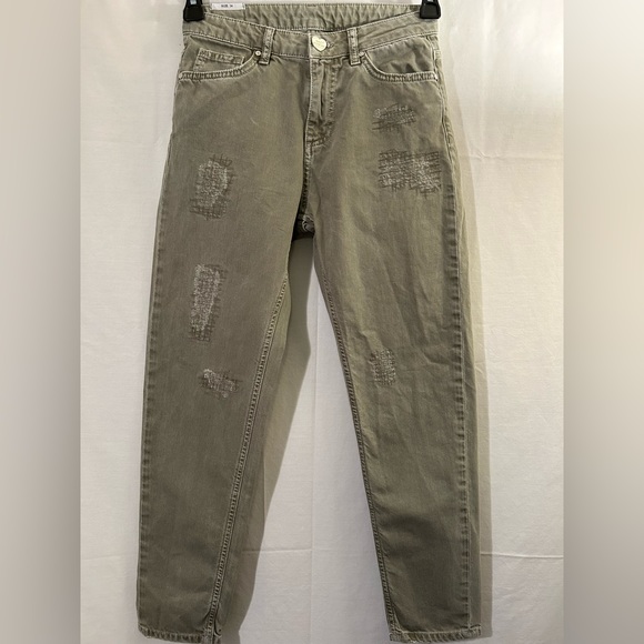 Zoe Karssen | Jeans | Zoe Karssen Janis Jeans Vetiver Destroyed Wash ...